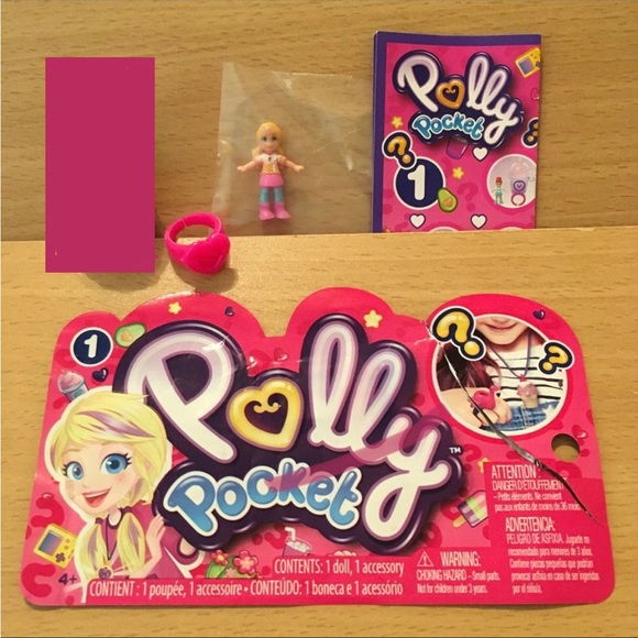 Polly Pocket | Toys | Polly Pocket Ice Cream Cone Locket Ring With Mini ...